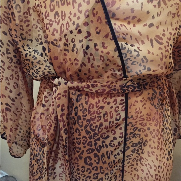 Lord & Taylor | Intimates & Sleepwear | Lord Taylor Animal Print Sheer ...